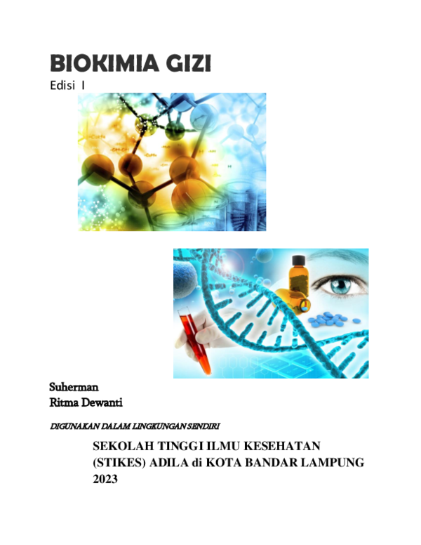 (PDF) Penuntun Praktikum Biokimia Gizi