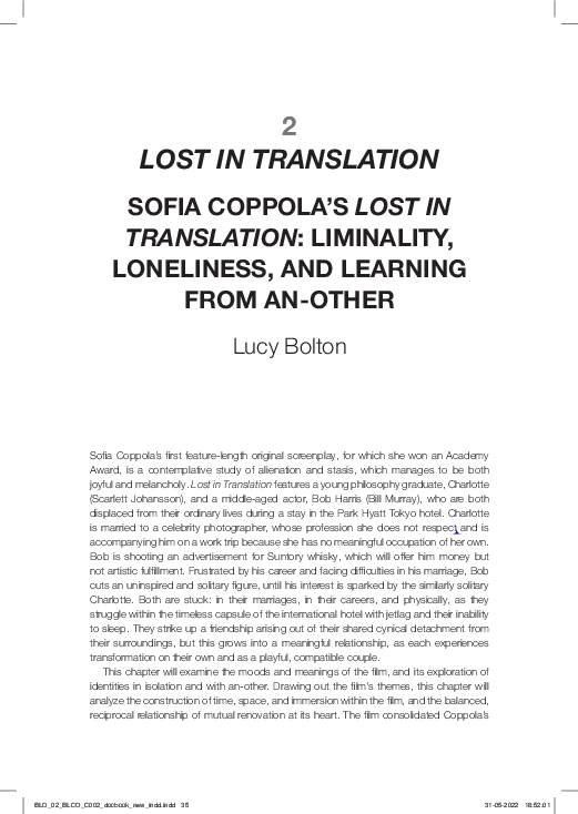 (PDF) Lost in Translation