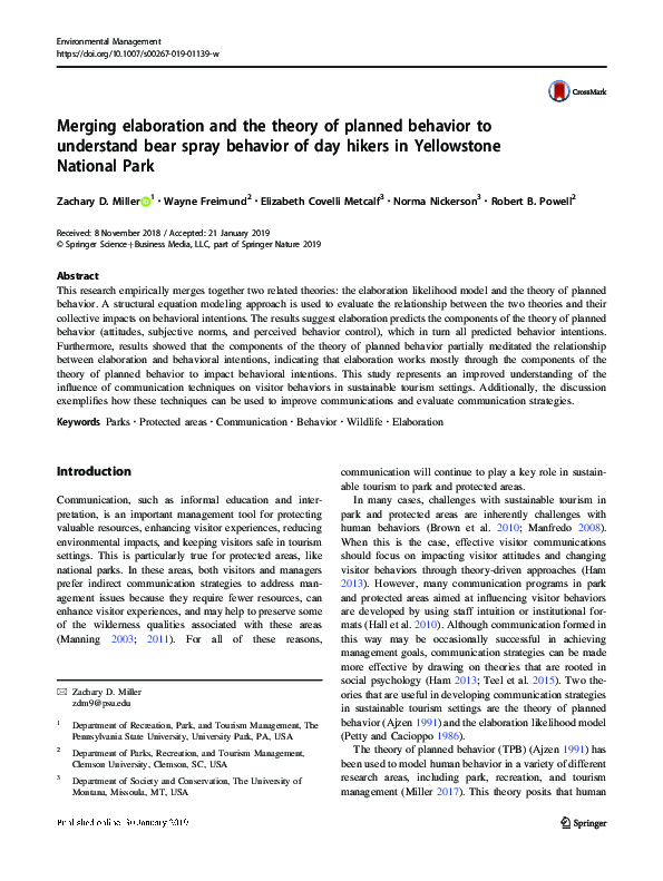 (PDF) Merging elaboration and the theory of planned behavior to ...