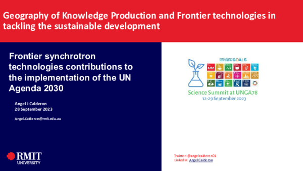 (PDF) Geography of Knowledge Production and Frontier technologies in ...
