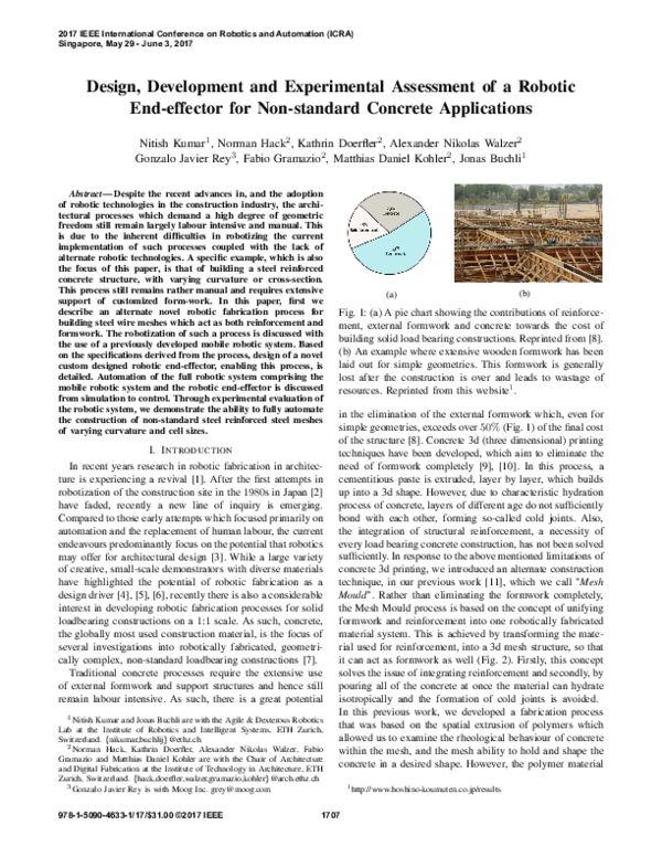 (PDF) Design, development and experimental assessment of a robotic end-effector for non-standard ...