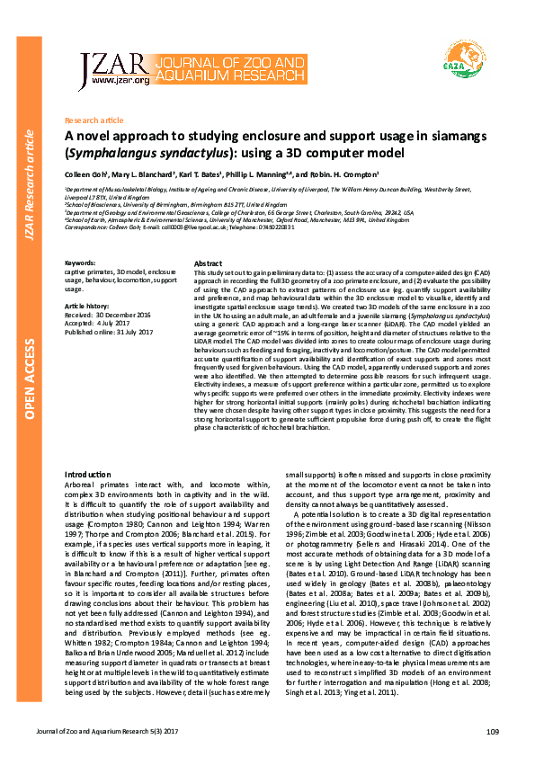 (PDF) A novel approach to studying enclosure and support usage in ...