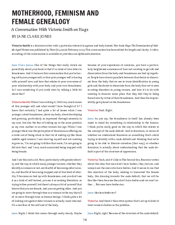 (PDF) Motherhood, Feminism, and Female Genealogy