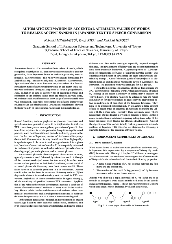 (PDF) Automatic estimation of accentual attribute values of words to realize accent sandhi in ...