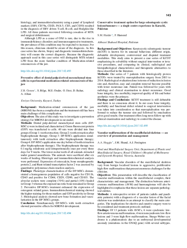 (PDF) Vascular malformations of the maxillofacial skeleton — an ...