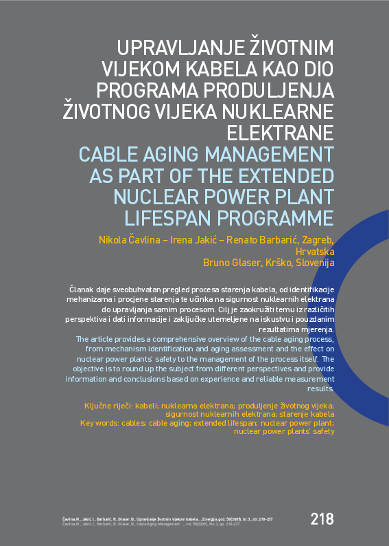 (PDF) Cable Aging Management as Part of the Extended Nuclear Power ...