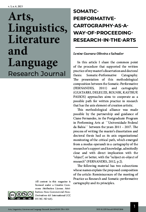 (PDF) Somatic performative cartography as a way of proceeding research ...