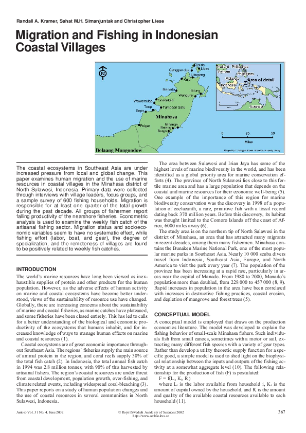 (PDF) Migration and Fishing in Indonesian Coastal Villages