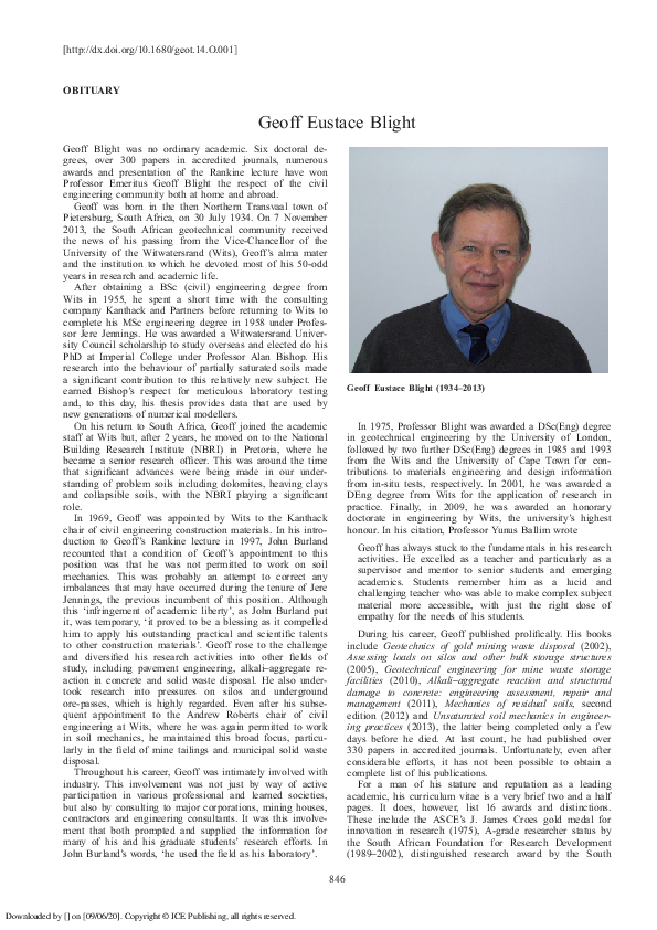 (PDF) Geoff Eustace Blight