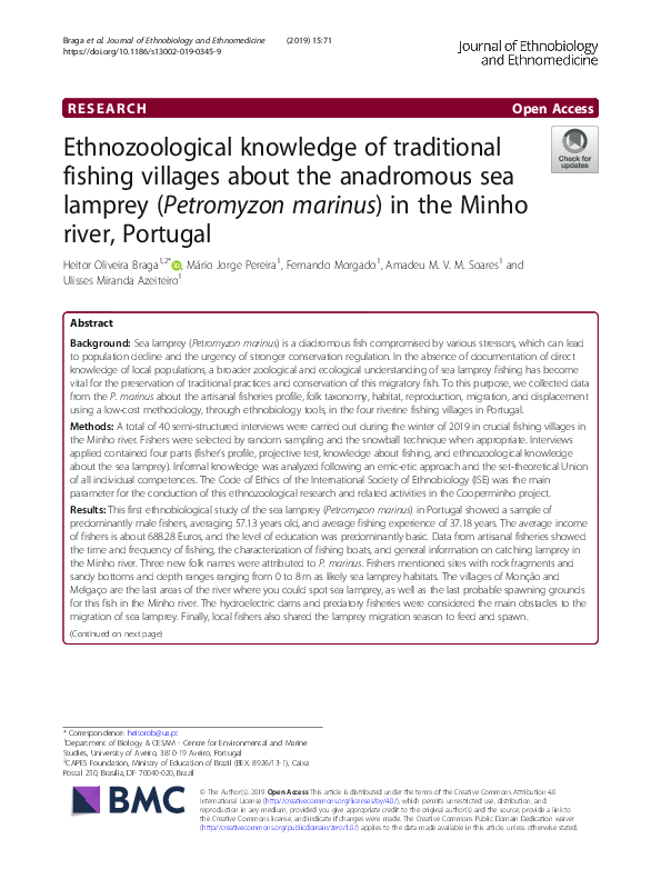 (PDF) Ethnozoological knowledge of traditional fishing villages about ...