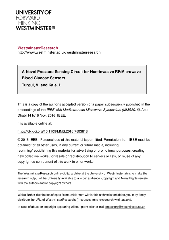 (PDF) A novel pressure sensing circuit for non-invasive RF/microwave ...