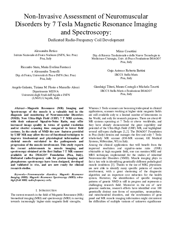 (DOC) Non-invasive assessment of Neuromuscular Disorders by 7 tesla ...