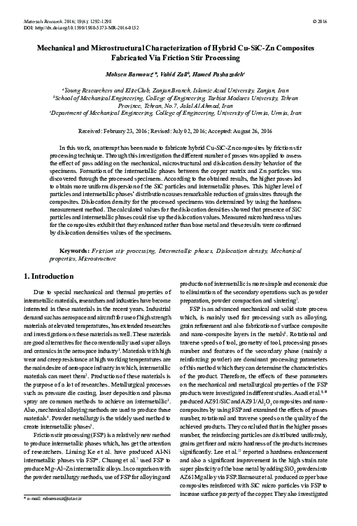 (PDF) Mechanical and Micro structural Characterization of Al-Al/B4C ...