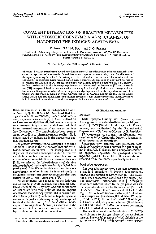 (PDF) Covalent interaction of reactive metabolites with cytosolic ...