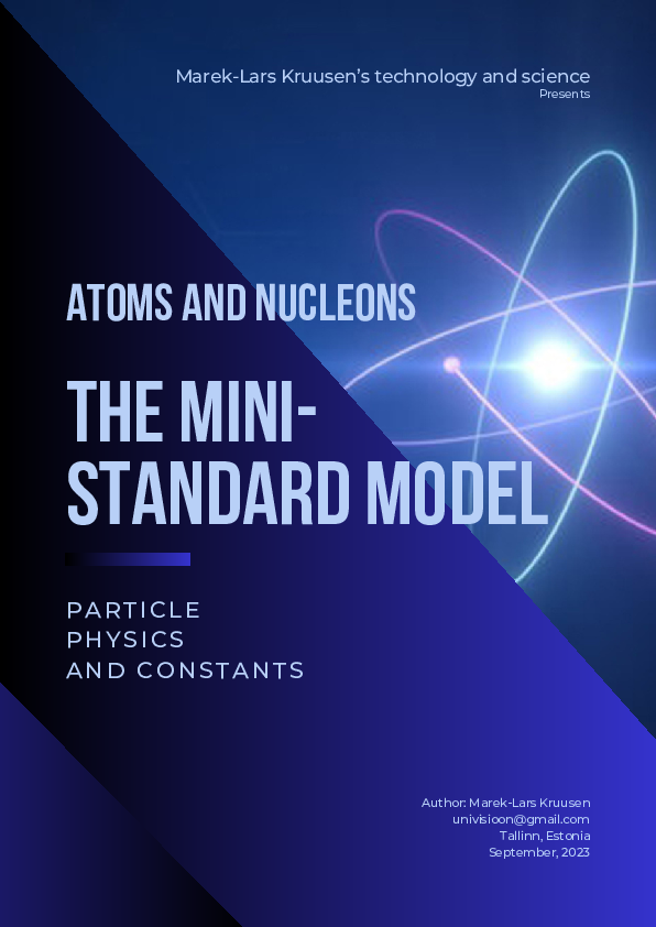 (PDF) The Mini-Standard Model of Particle Physics