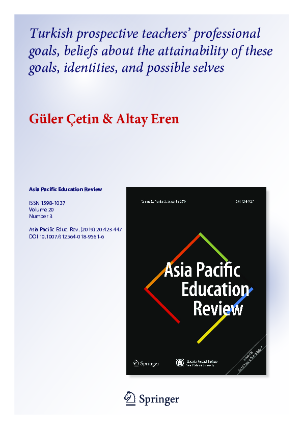 (PDF) Turkish prospective teachers’ professional goals, beliefs about ...