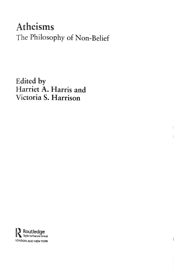 (PDF) A New Theist Meets Two Atheists