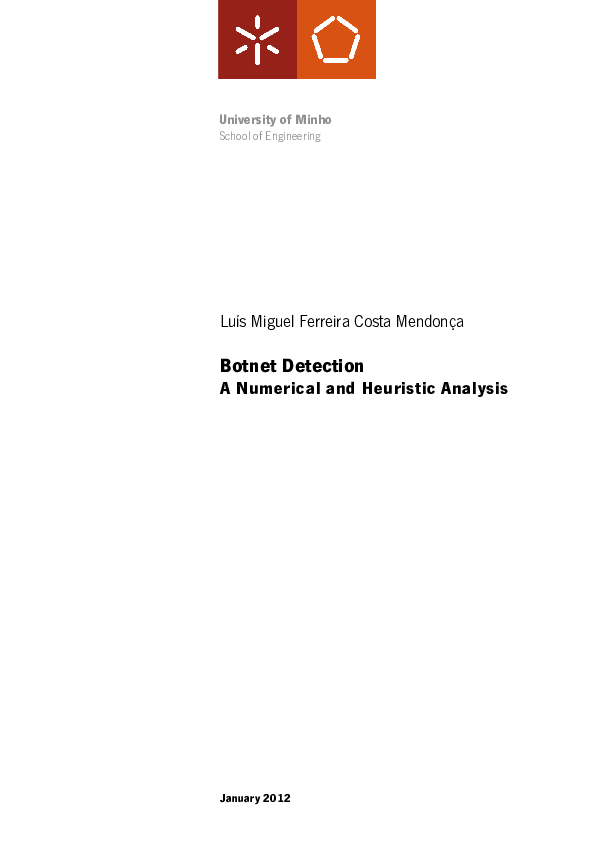 Pdf Botnet Detection A Numerical And Heuristic Analysis 1185
