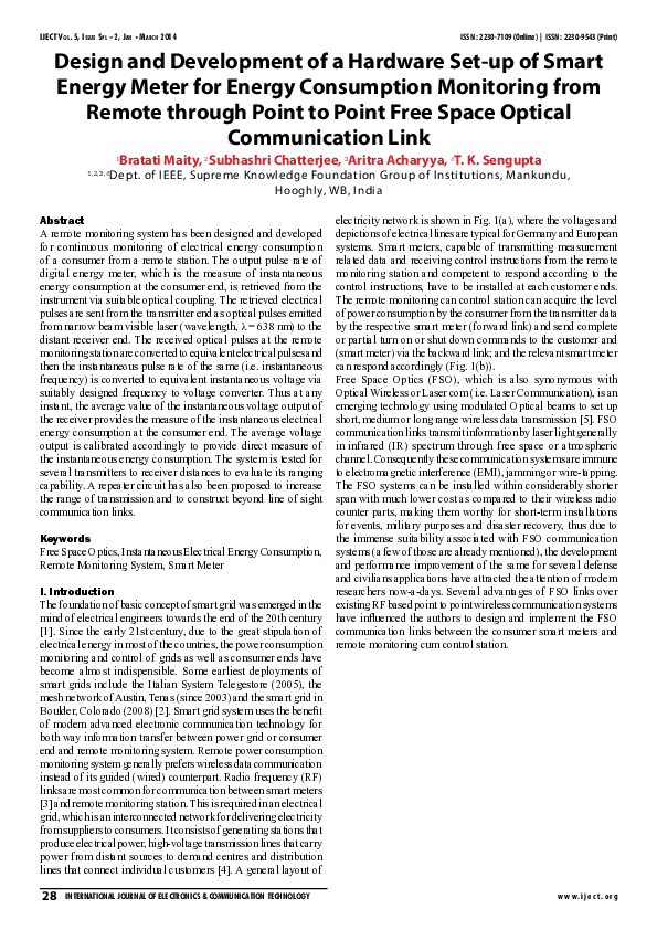 (PDF) Design and Development of a Hardware Set-up of Smart Energy Meter ...