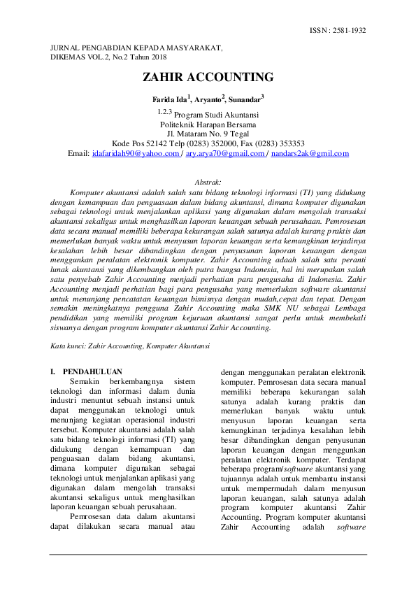 (PDF) Zahir Accounting