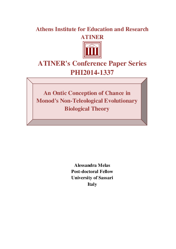 (PDF) ATINER's Conference Paper Series PHI2014-1337