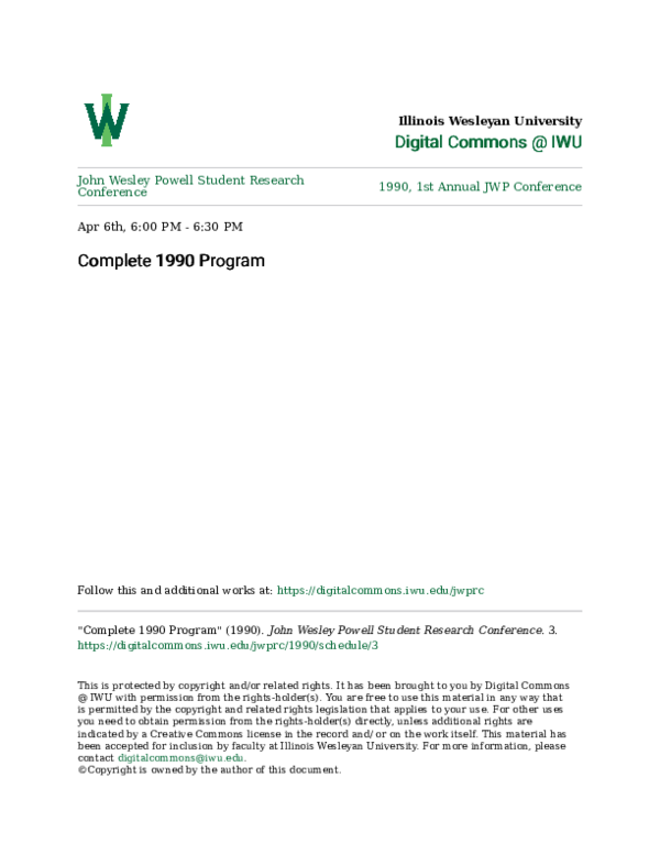 (PDF) Complete 1990 Program | jim stowell - Academia.edu