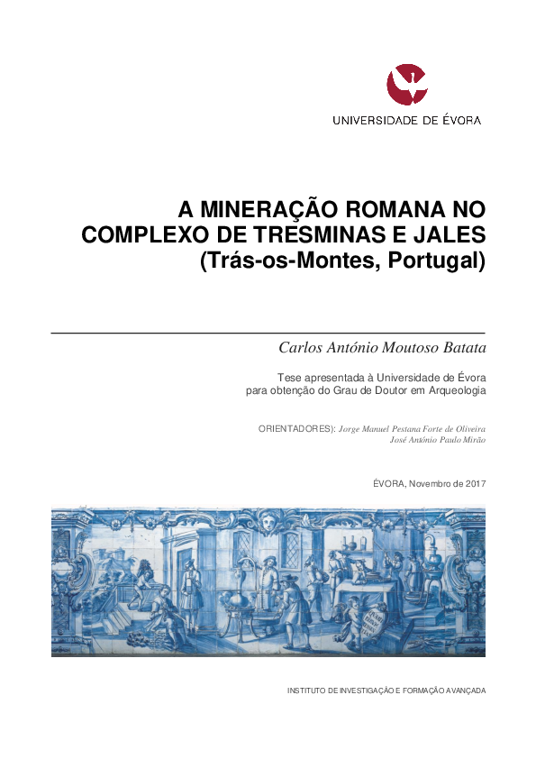 (PDF) A mineração romana no complexo de Tresmina e Jales (Trás-os ...