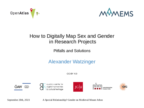 Pdf How To Digitally Map Sex And Gender In Research Projects Pitfalls And Solutions
