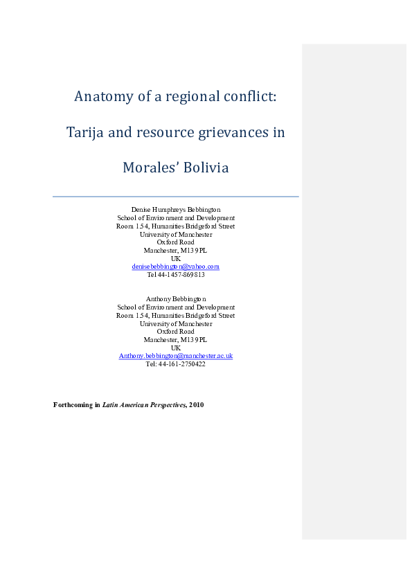 (PDF) Anatomy of a Regional Conflict