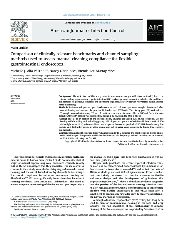 (PDF) Comparison of clinically relevant benchmarks and channel sampling ...