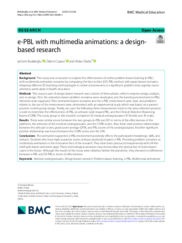 (PDF) e-PBL with multimedia animations: a design-based research
