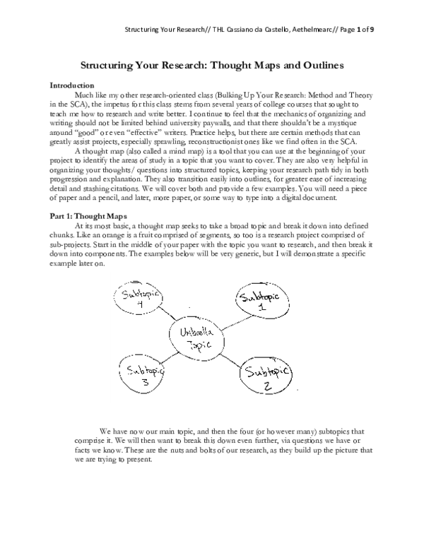 (PDF) How to Outline
