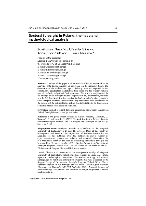 (PDF) Methodological Analysis