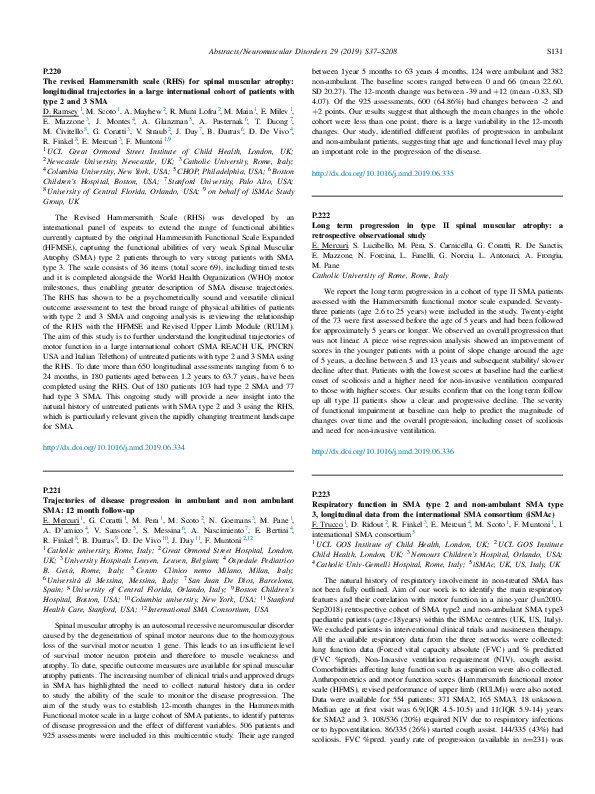 (PDF) P.220The revised Hammersmith scale (RHS) for spinal muscular ...