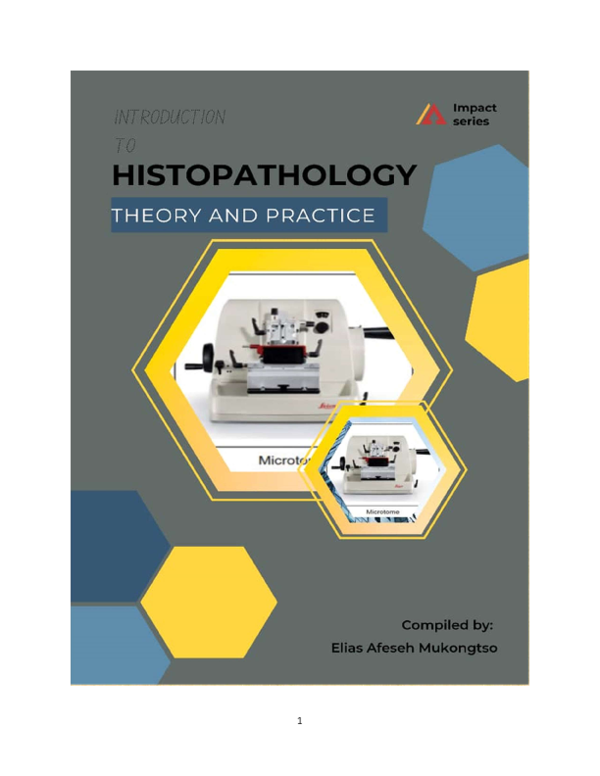 (PDF) Introduction to Histopathology: Theory and practice