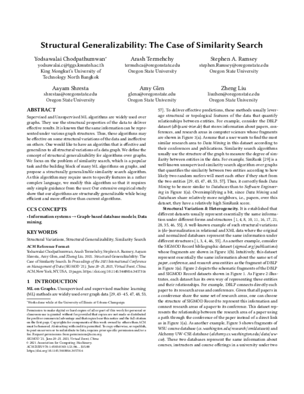 (PDF) Structural Generalizability: The Case of Similarity Search ...