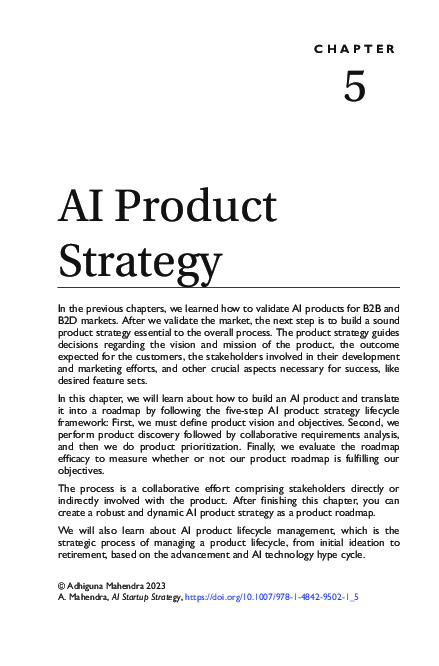 (PDF) AI Product Strategy