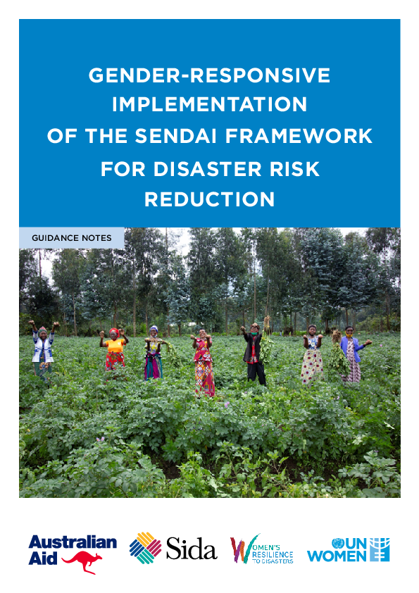 (PDF) GUIDANCE NOTE 1 - GENDER-RESPONSIVE IMPLEMENTATION OF THE SENDAI FRAMEWORK FOR DISASTER ...