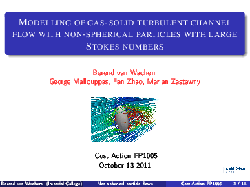 (PDF) Modelling of gas–solid turbulent channel flow with non-spherical particles with large ...