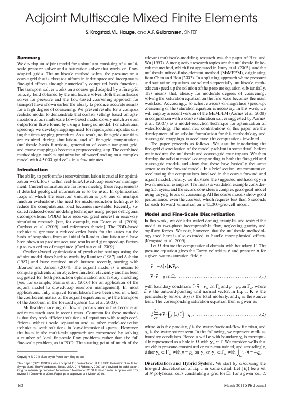 (PDF) A Multiscale Mixed Finite Element Solver for Three Phase Black ...