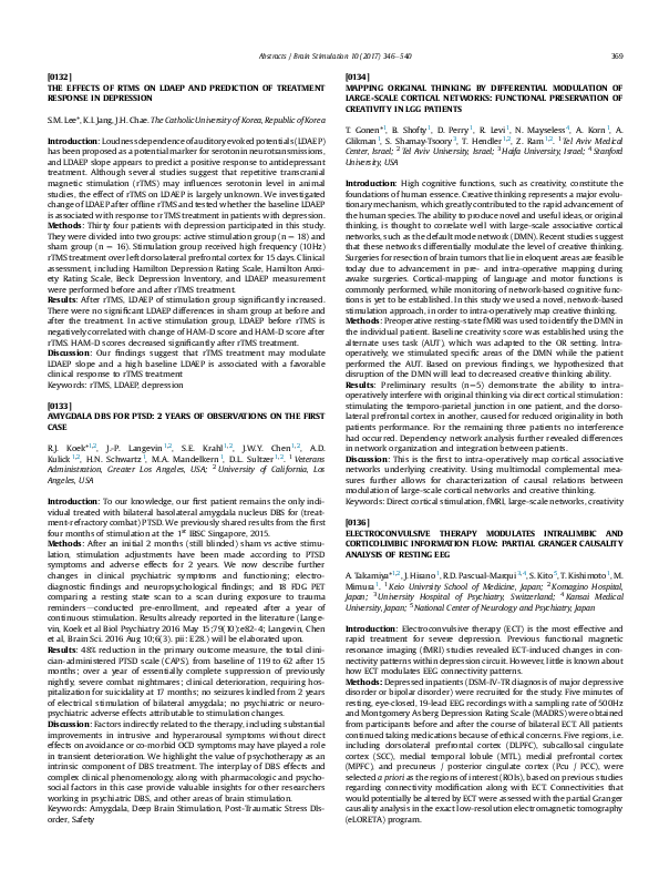 (PDF) Amygdala DBS for PTSD: 2 years of observations on the first case ...