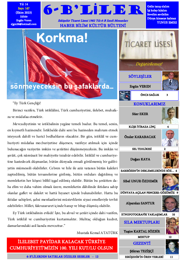 (PDF) SAYI 167 EKİM 2023