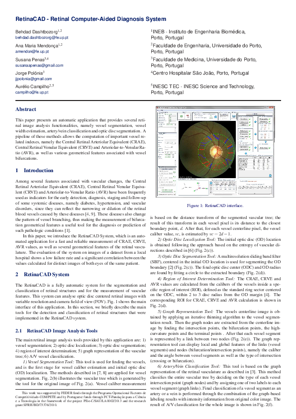 (PDF) RetinaCAD - Retinal Computer-Aided Diagnosis System