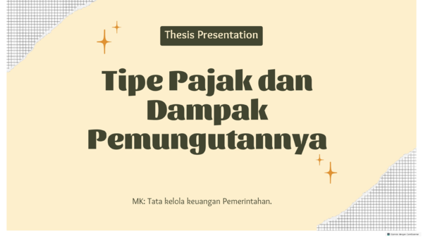 (PDF) PPT TIPE PAJAK DAN DAMPAK PEMUNGUTANNYA