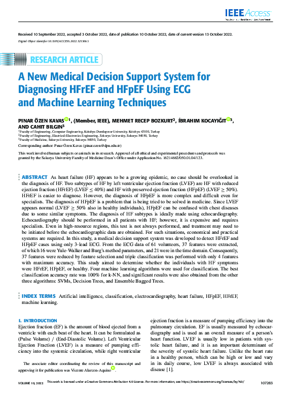 (PDF) A New Medical Decision Support System for Diagnosing HFrEF and ...