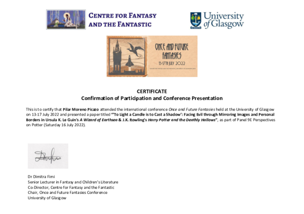 (PDF) "'To Light a Candle is to Cast a Shadow': Facing Evil through ...