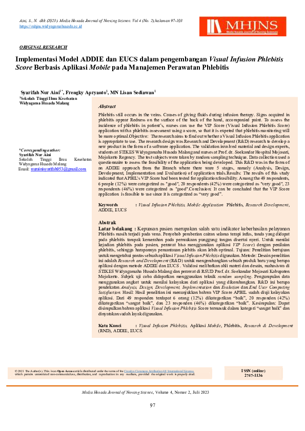 (PDF) Implementasi Model Addie Dan Eucs Dalam Pengembangan Visual ...