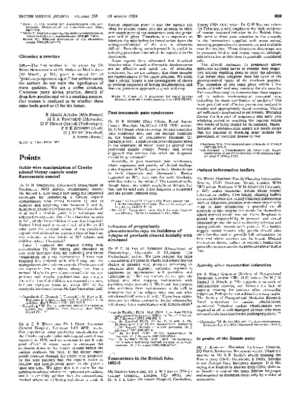 (PDF) Points: Patient information leaflets