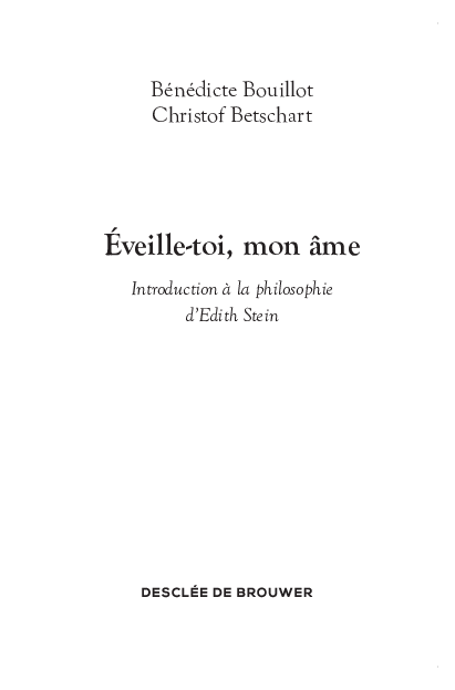 (PDF) Bouillot, Bénédicte – Betschart, Christof, Éveille toi, mon âme ...