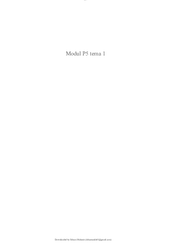 (DOC) MODUL SAMPAH MAS DM | MAS daarul maarif - Academia.edu